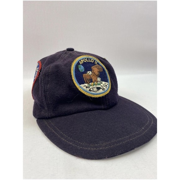 Source Unknown | Accessories | Vintage Nasa Apollo Hat Cap Fitted Mens ...